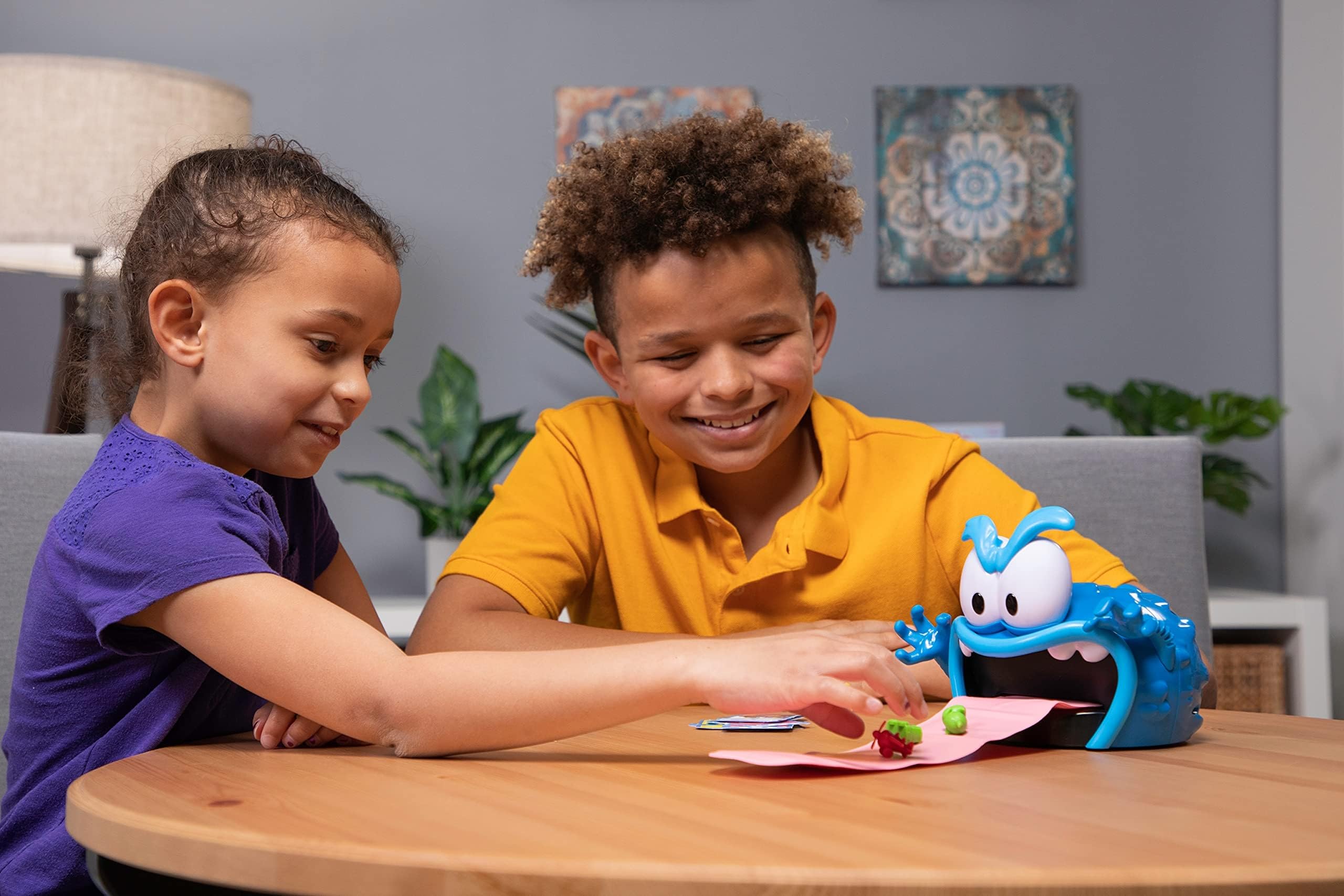 Gobble Monster Game - Save Your Toys from The Monster's Tongue Before It's Too Late by Goliath,Multicolor