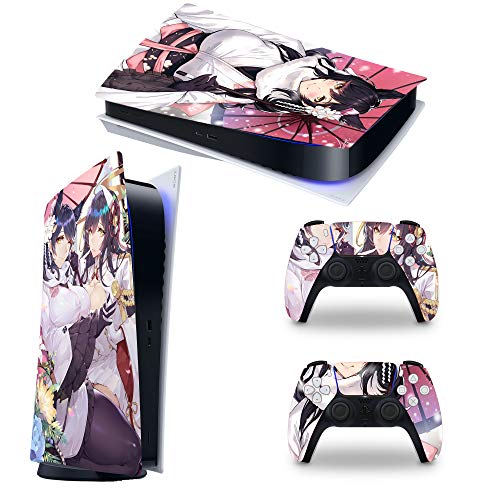 Anime Shooter Game - PS5 Skin Console - PS5 Controller Skin Cover Vinyl Decal Protective ( Only fit PlayStation 5 regular)