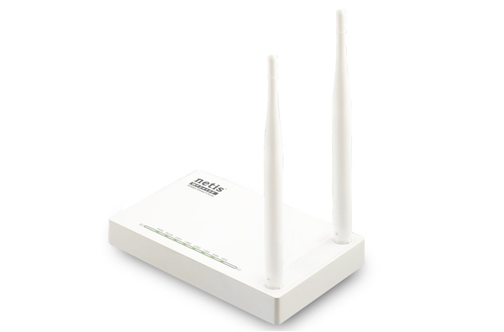 Netis DL4323 300Mbps High-Speed Wireless N ADSL2 and Modem Router Combo | 4-Port NAT Router and Wireless N Access Point with High Gain Antenna
