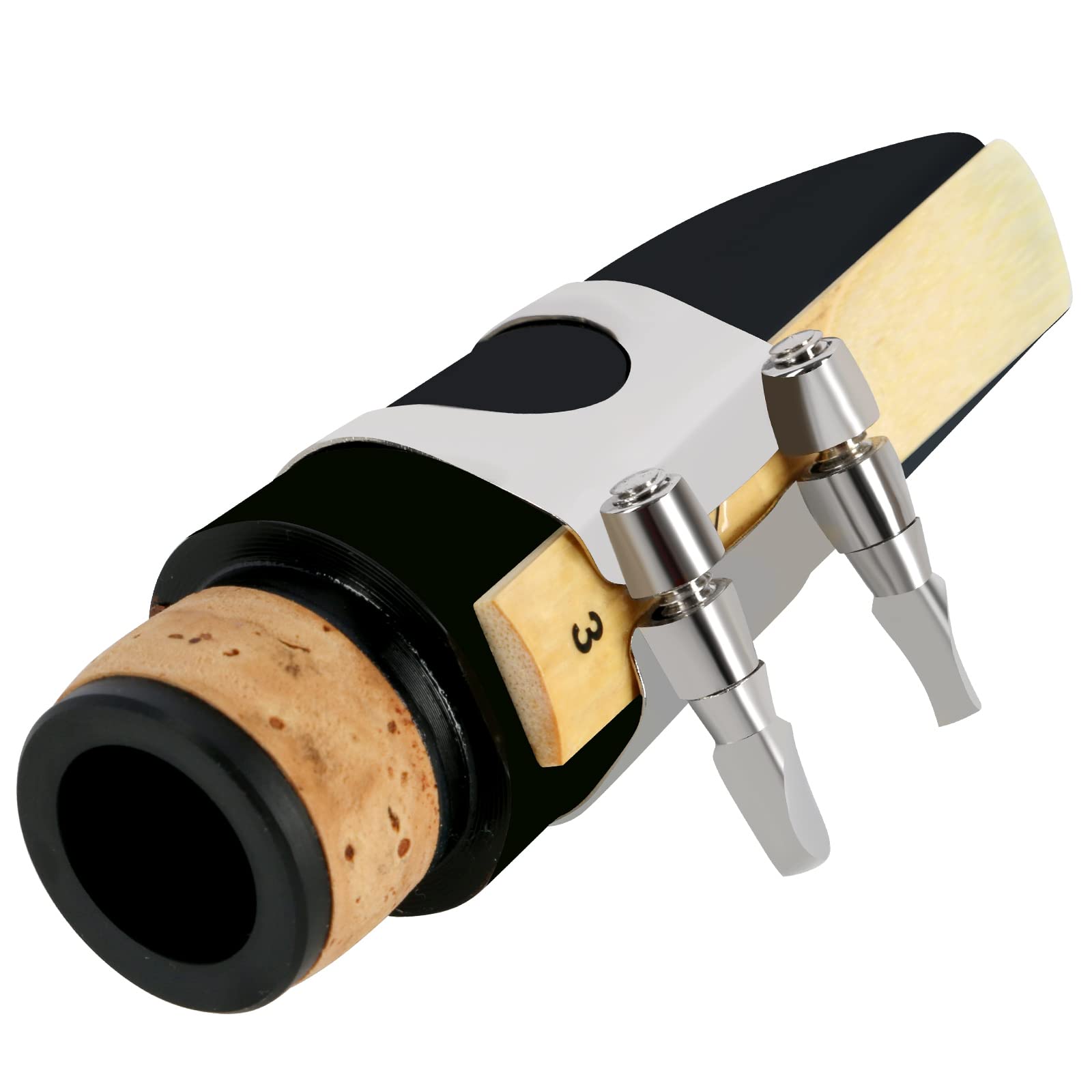 EASTROCK Clarinet Reeds 2.0/2.5/3.0 for Bb Clarinet Strength 3.0-10 Pack with Plastic Case