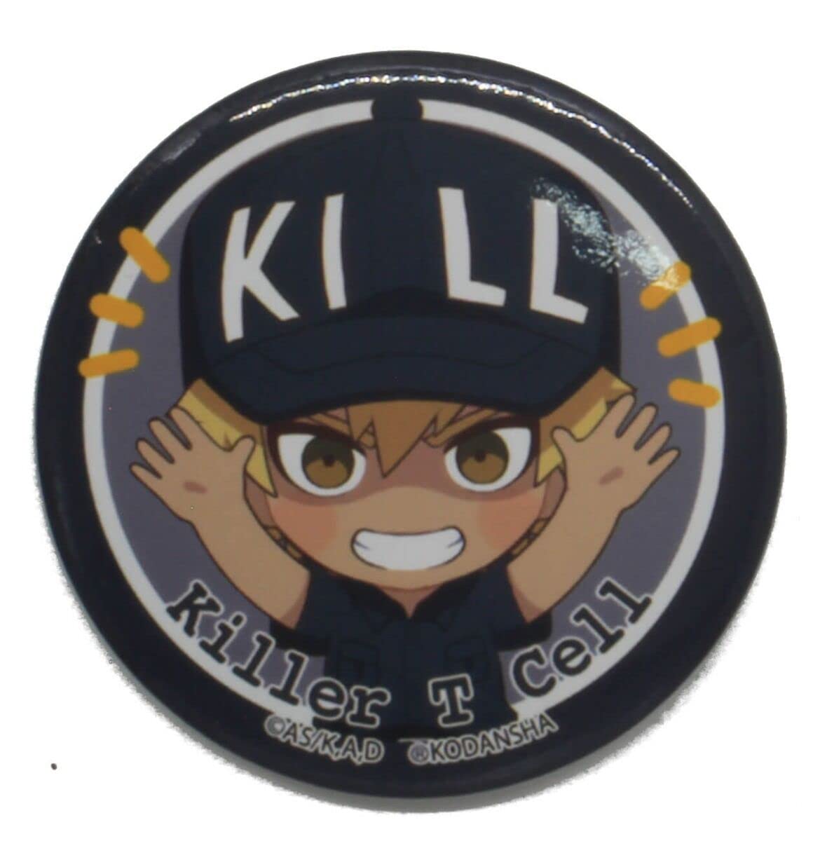 Bagde - Pins - Cells at Work! - Killer T Saibô Chibi version