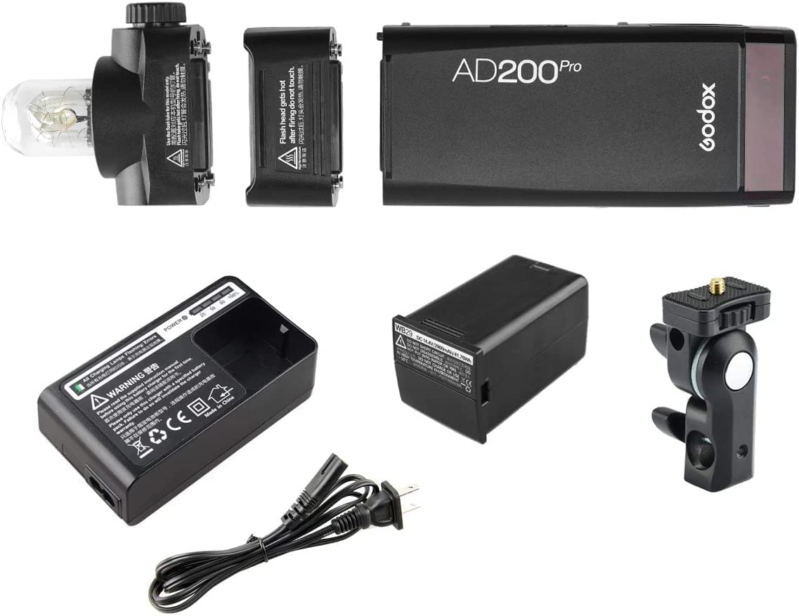 Godox Flash Strobe AD200 Pro AD200Pro 2.4G Pocket Speedlite Flash Photography Lighting for Canon Nikon Sony Fuji Olympus Panasonic Pentax Camera