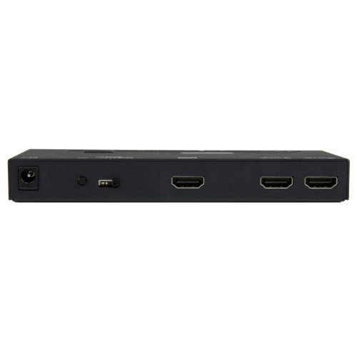 StarTech.com 2 Port HDMI Switch w/ Automatic and Priority Switching - 2 In 1 Out HDMI Selector with Automatic Priority Switching β 1080p, TAA (VS221HDQ)