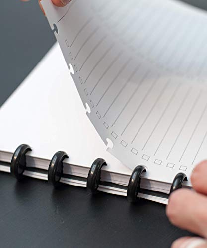 BetterNote To Do List Refill Pages for Discbound Notebooks, Fits Levenger Circa, Big Happy Planner, Staples Arc, TUL, Talia (Modern- 25 Sheets, 11-Disc, 8.5"x11")