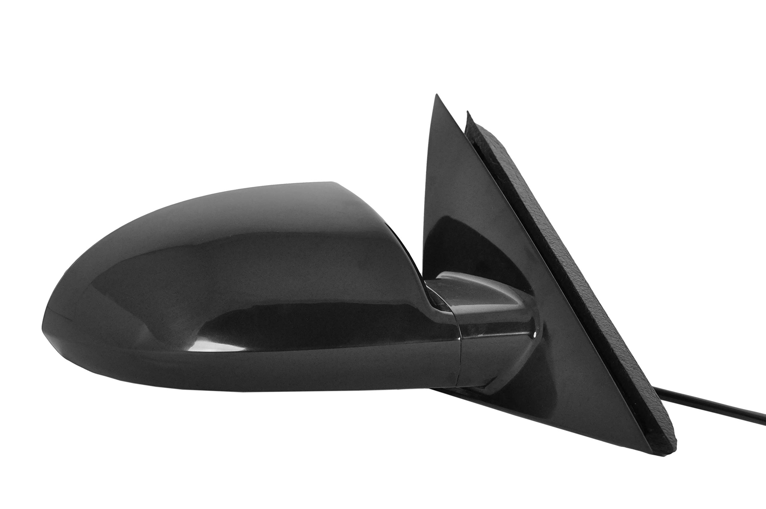 Dependable Direct Right Passenger Side Mirror for Chevy Impala (2006-2013), Impala Limited (2014 2015 2016) Unpainted Power Operated Non-Heated Non-Folding Door Mirror - GM1321306 - Side View Mirror