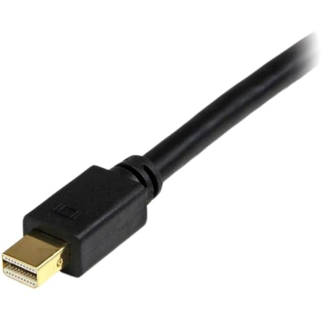 StarTech.com 3ft (0.9m) Mini DisplayPort to DVI Cable - Mini DP to DVI Adapter Cable - 1080p Video - Passive mDP 1.2 to DVI-D Single Link - mDP or Thunderbolt 1/2 Mac/PC to DVI Monitor (MDP2DVIMM3B)
