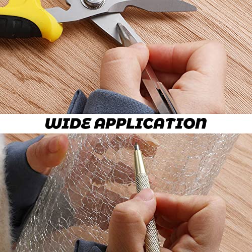 AVIDE Tungsten Carbide Tip Scriber, Metal Etching Pen Carve Engraver Scribe Tools for Stainless Steel, Ceramics, Glass, Metal Sheet and Gold/Welding(6 Pack)