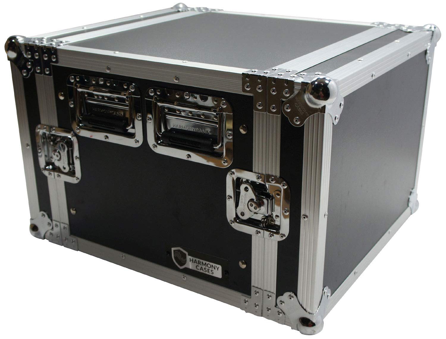 Harmony Audio HC8UAD DJ Flight Amp 8U Rack Space Road Travel Amplifier Case