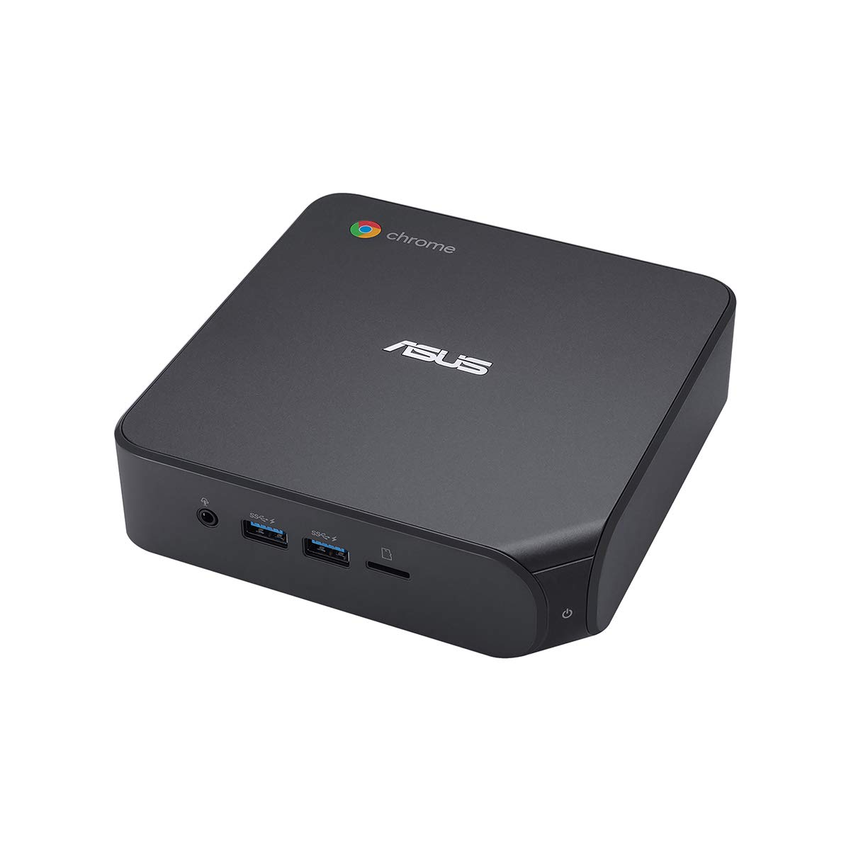ASUS Chromebox4 with Intel Core i5-10210U, 8GB RAM, M.2 128GB SSD Storage, Power/DisplayPort Over Type C, Dual HDMI, Gigabit LAN, WiFi 6, MicroSD Card Reader, VESA Mount, Chrome OS