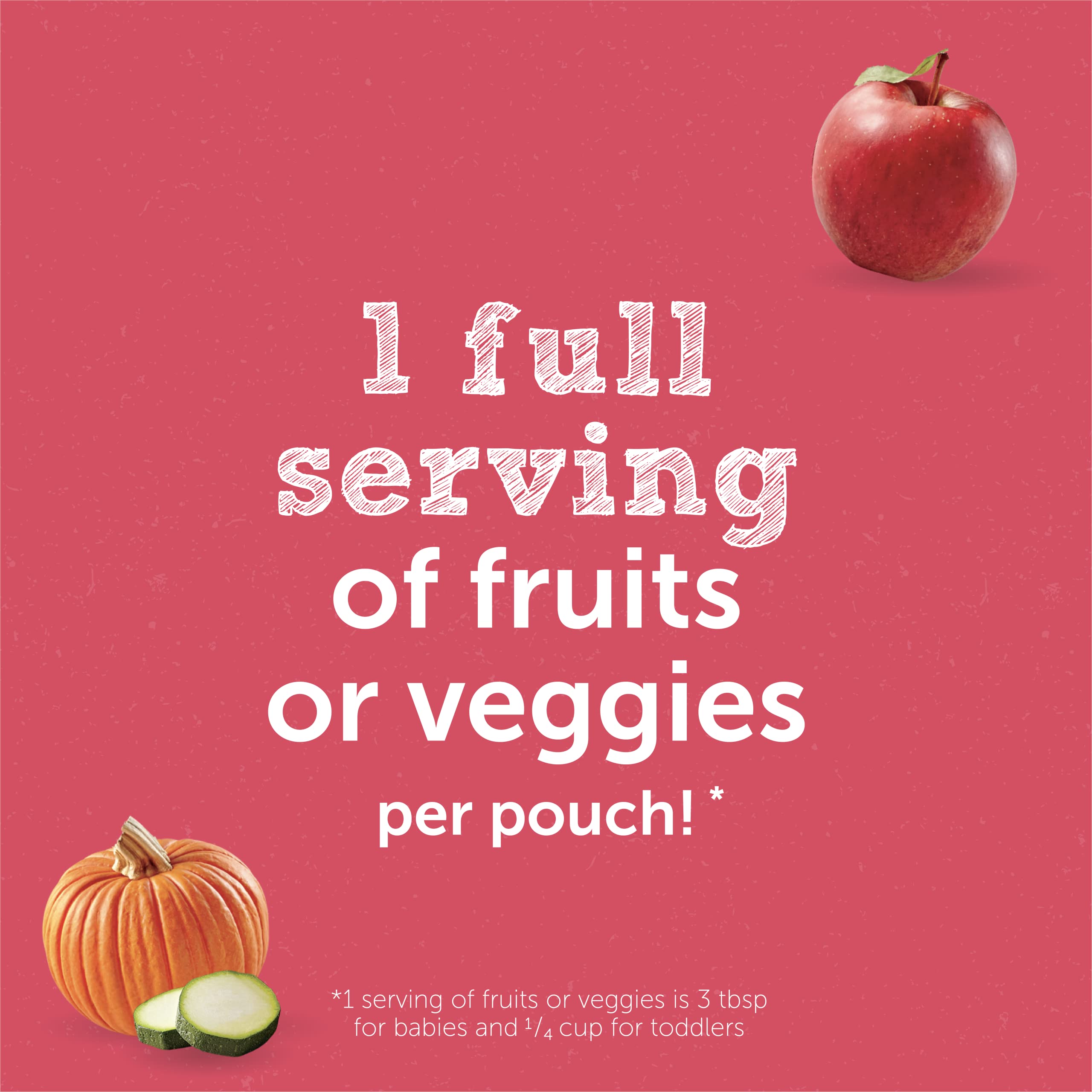 Beech-Nut Baby Food Pouches Variety Pack, Farmer's Favorites Fruit & Veggie Purees, 3.5 oz (18 Pack)
