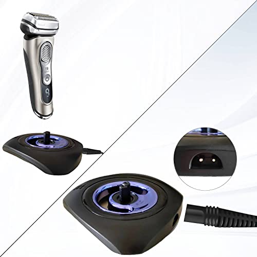 Braun Shaver Charger and Charging Stand for Braun Series 9 8 7 5 3 6, Charger Base for Braun S3 S6 S7 S8 S5 S9 Electric Razor Replacement Braun Trimmer Charging Dock