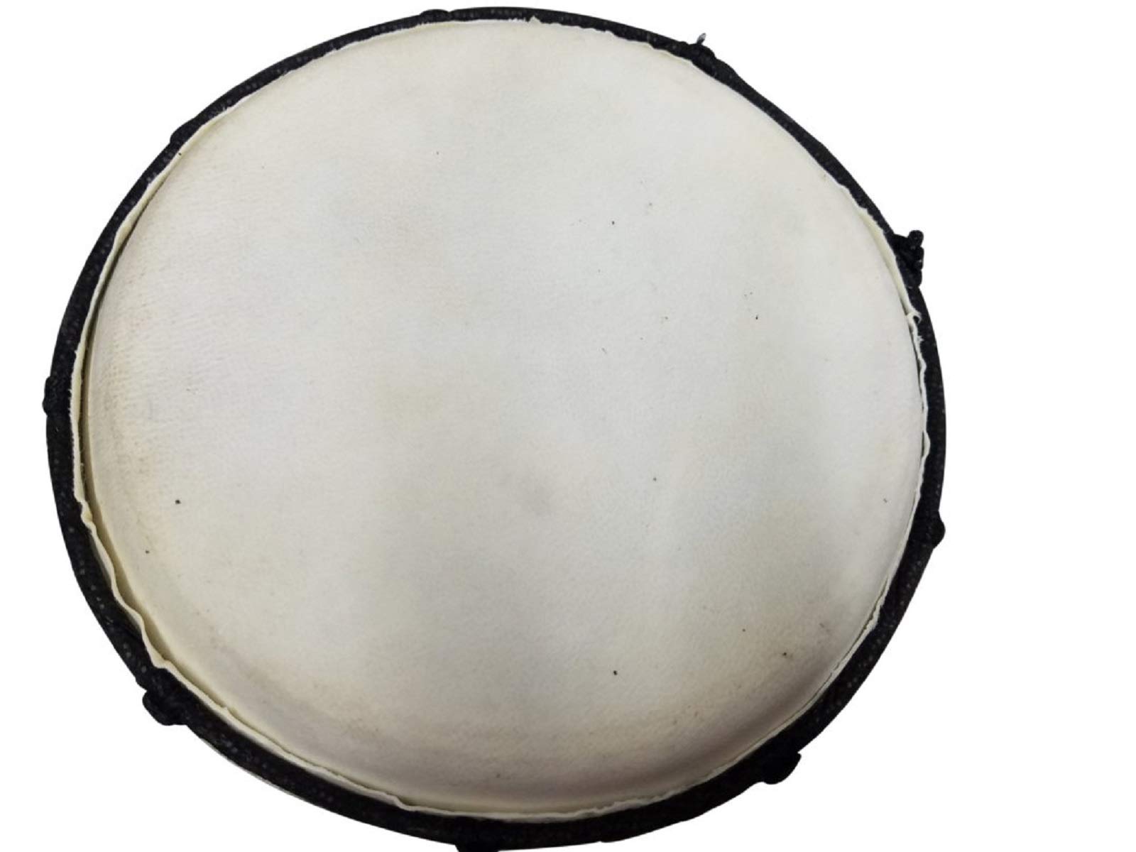 DJEMBE DRUM BONGO HAND CARVED AFRICAN ABORIGINAL DOT ART DESIGN by Bethlehem Gifts TM (12 inches)