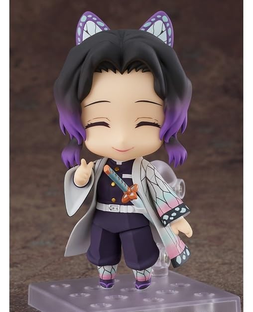 Good Smile Demon Slayer: Kimetsu no Yaiba Shinobu Kocho Nendoroid Action Figure, Multicolor