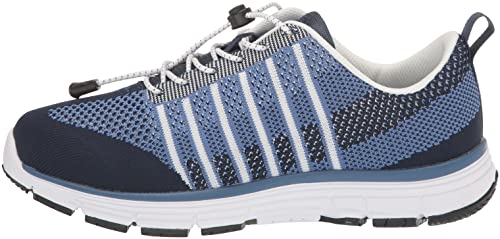 Apex Women's Breeze Athletic Knit Running Shoe Sneaker, Navy, 11 Wide US