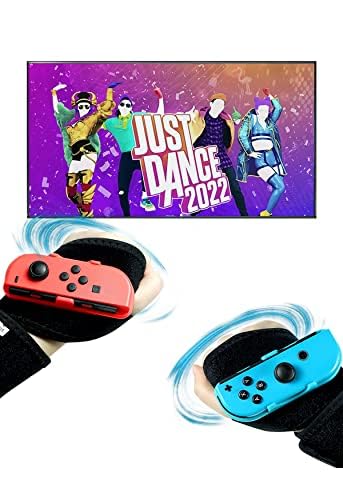 Switch Just Dance Strap, Pro Wristbands for Just Dance 2024 2023 2022 2021 2020 Switch Dancing Games, Hand Free Wrist Straps for Nintendo Switch Dance Accessories, Hand Free Wristband for JoyCon Grip