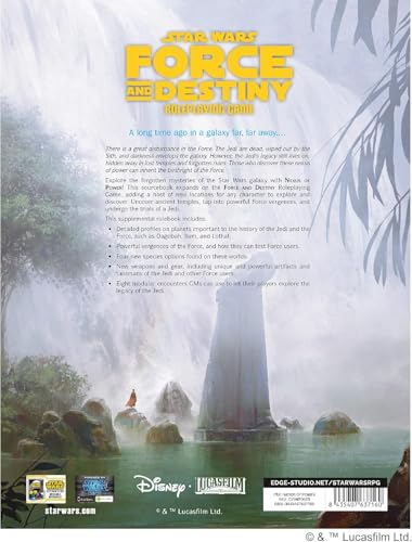 EDGE Studio Star Wars Force and Destiny Game Nexus of Power SOURCEBOOK Roleplaying Game Strategy Game for Adults and Kids Ages 10+ 2-8 Players Average Playtime 1 Hour Made by EDGE Studio