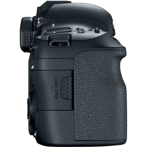 Canon EOS 6D Mark II DSLR Camera Canon EF 50mm f/1.8 STM+Canon EF 75-300mm f/4-5.6 III Lens 128 Gig SD Card+Backpack (23PC Kit)