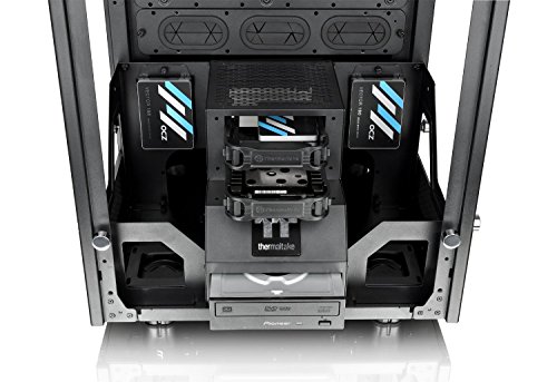 Thermaltake Tower 900 Black Edition Tempered Glass Fully Modular E-ATX Vertical Super Tower Computer Chassis CA-1H1-00F1WN-00