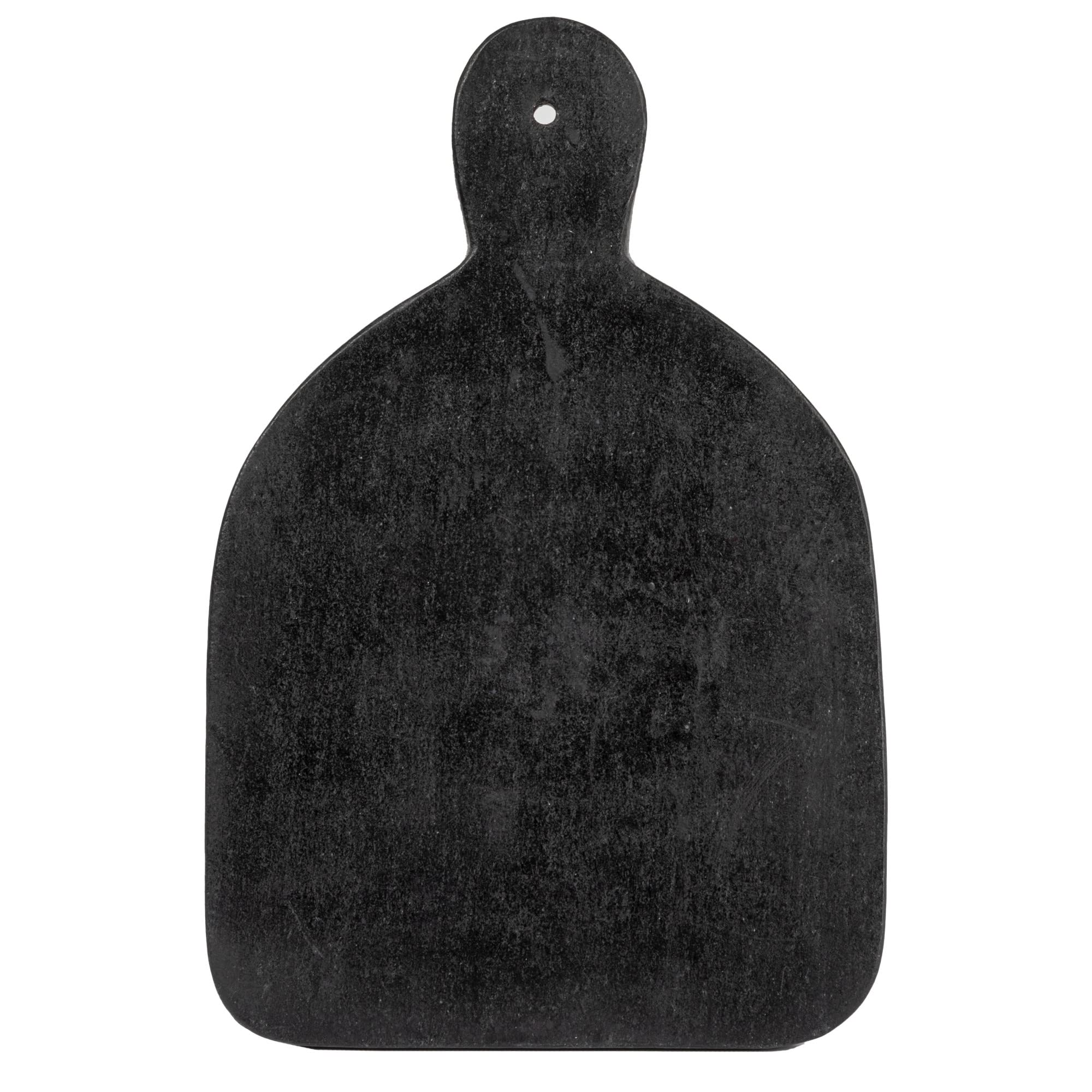 Bloomingville Wide Marble Cutting or Charcuterie Board with Handle, Black