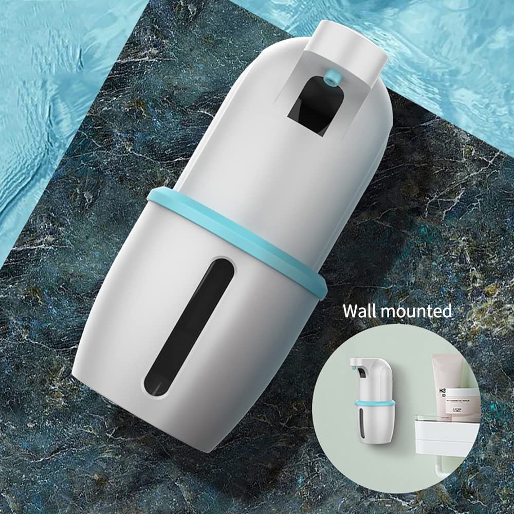 AVLUZ Soap Dispenser, Automatic Induction Foaming Soap Dispenser, Touchless Infrared Sensor USB Rechargeable Liquid Dispenser (Color : Red)