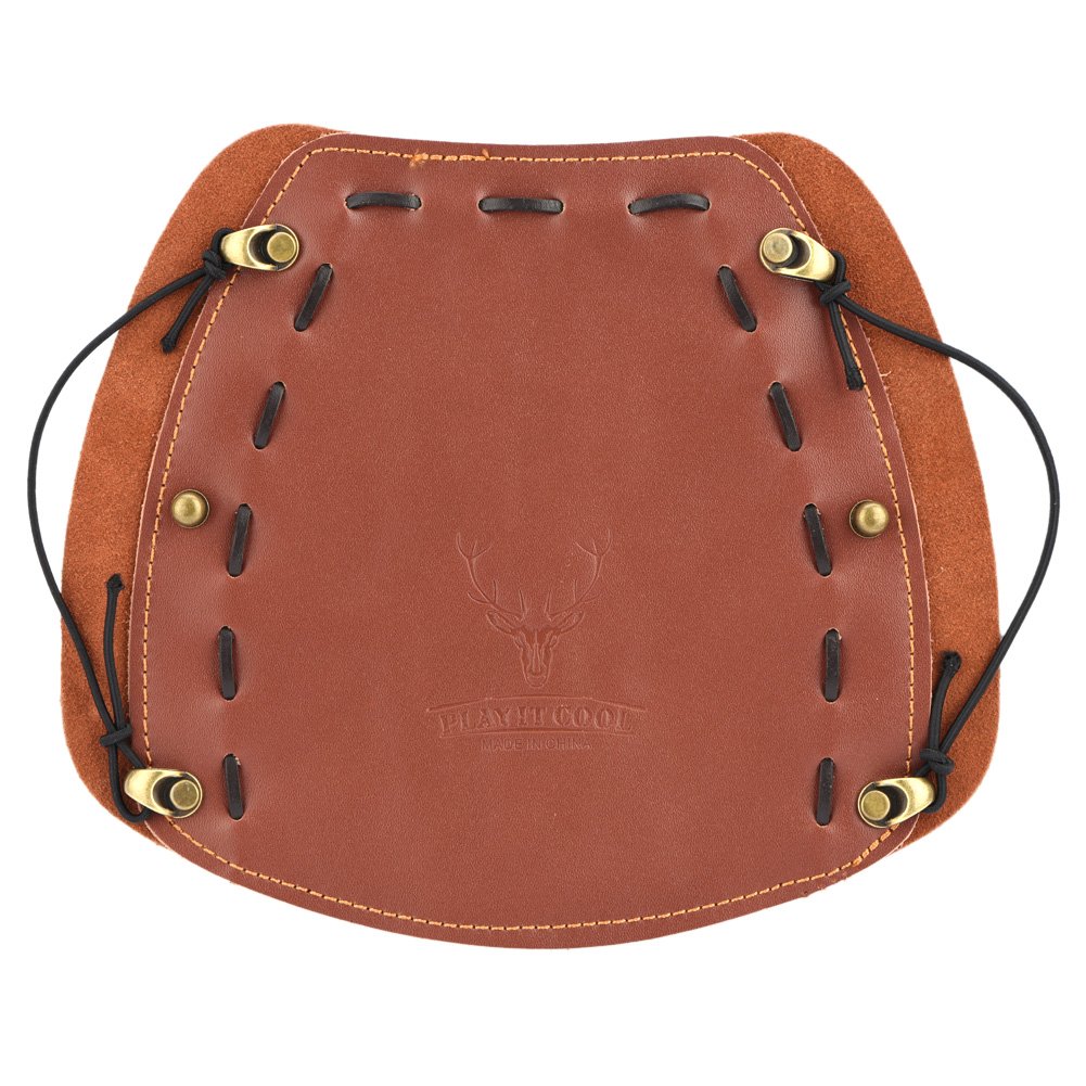 Archery Arm Guards, Adjustable Leather Arm Guard Bow Hand Shooting Glove Suede Archery Armband Forearm Guard Arm Guards Protection for Target Hunting Shooting Bow