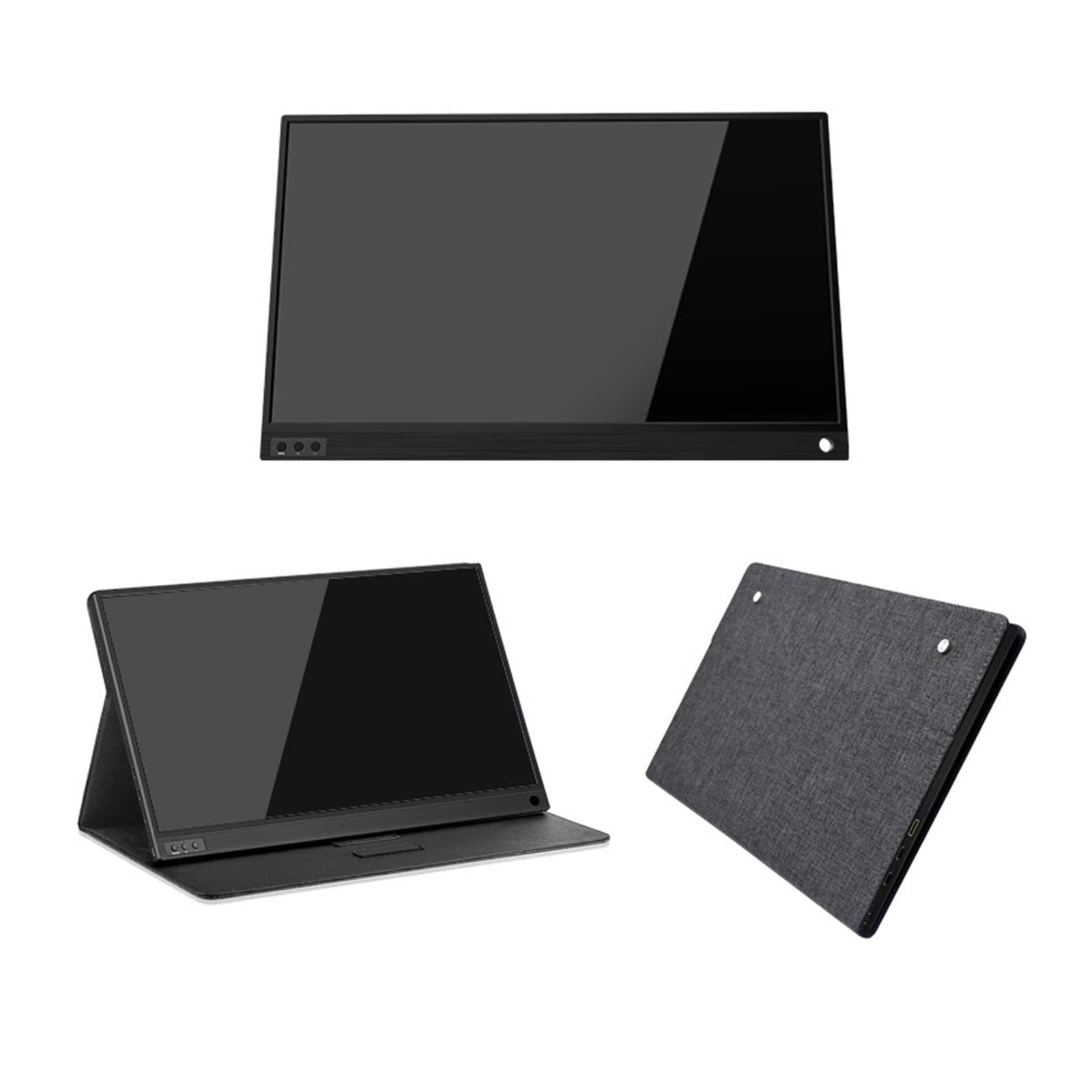 BDT 15.6-inch Portable Display Mobile Phone Notebook Computer External Touch Secondary Screen Expansion Screen Computer Same Screen/Split Screen