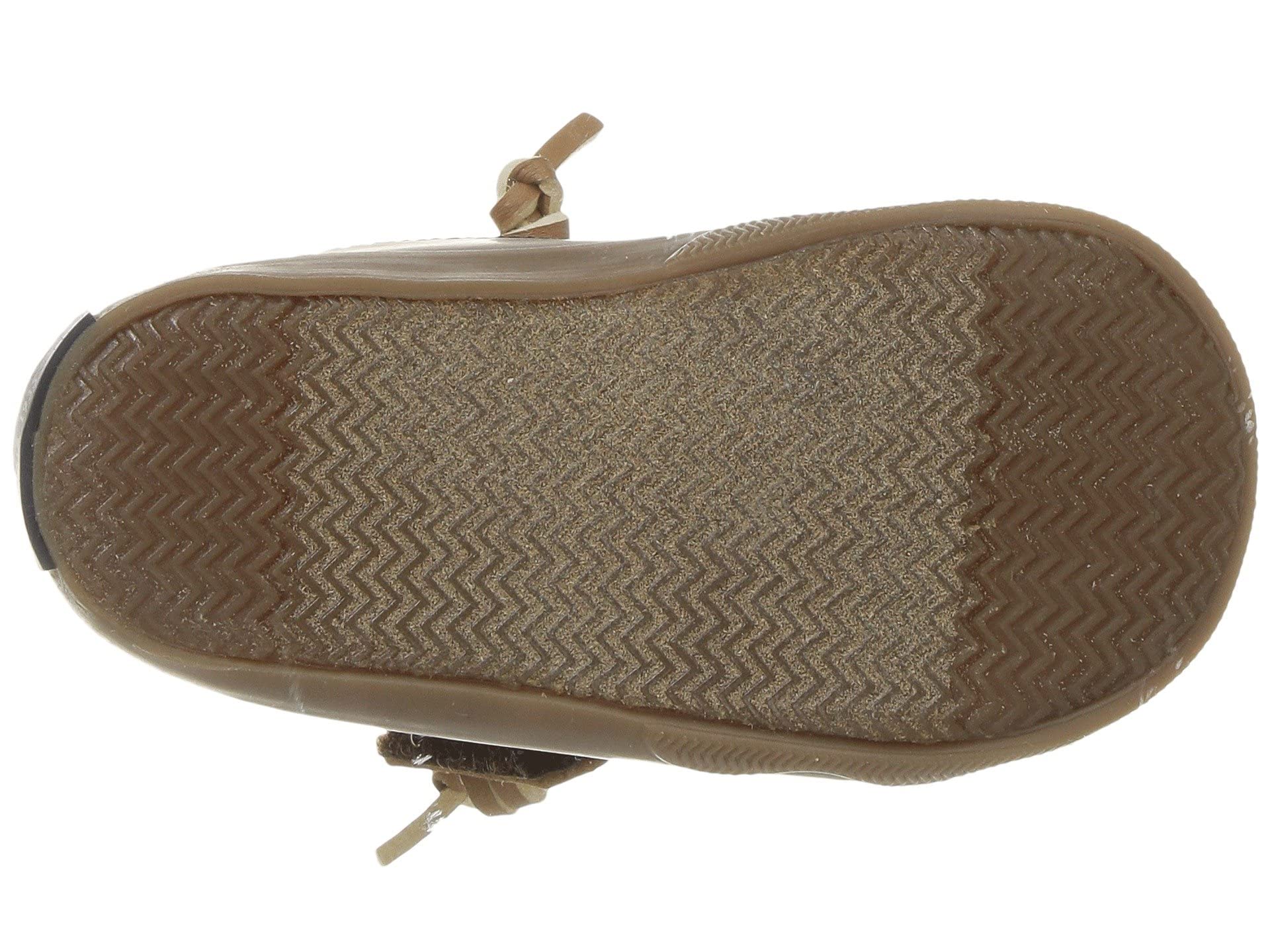 Sperry Kids Footwear Baby Icestrom Crib Boot, Tan/Brown, 3 US Unisex Infant