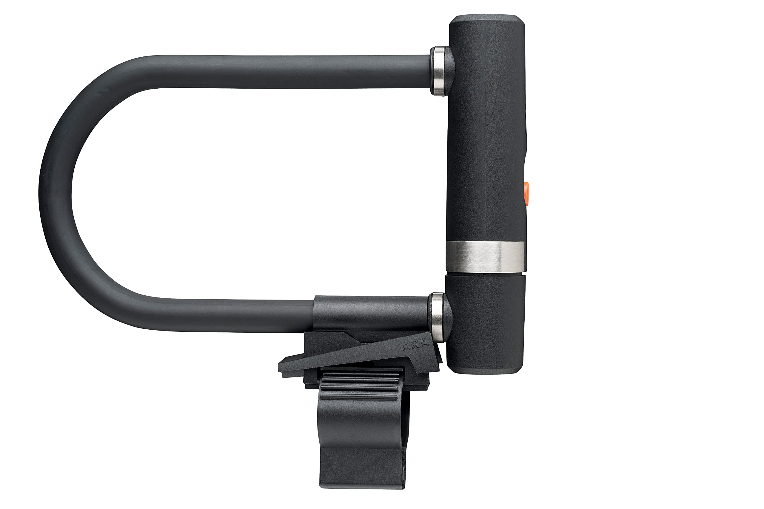 AXA Unisex's Bike D-Lock with Security Cable High, Black, One Size