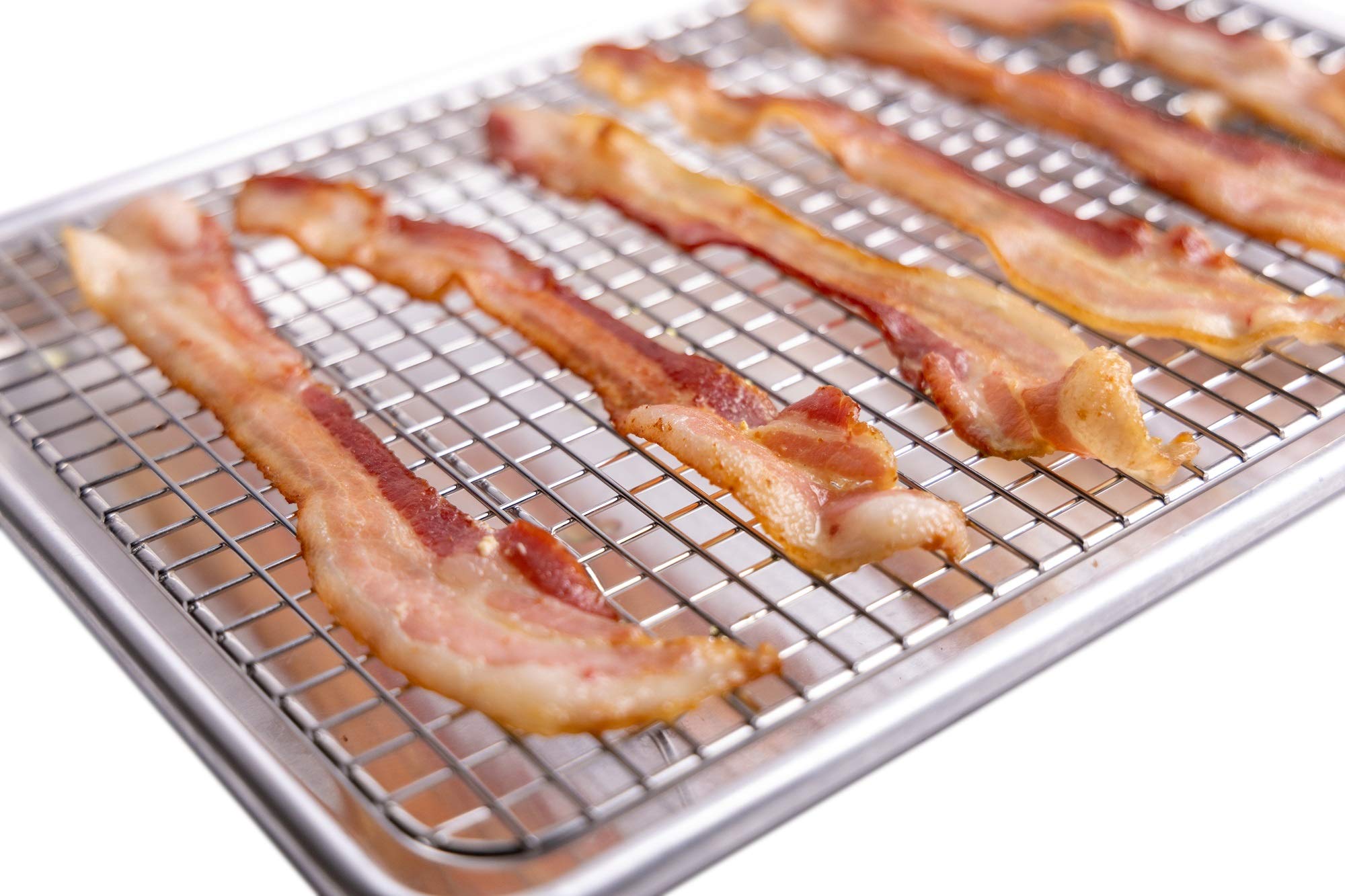 Baking Sheet With Rack - Simple And Easy To Use Baking Rack For Oven Cooking - High Grade Aluminum Baking Sheet With Wire Rack Set