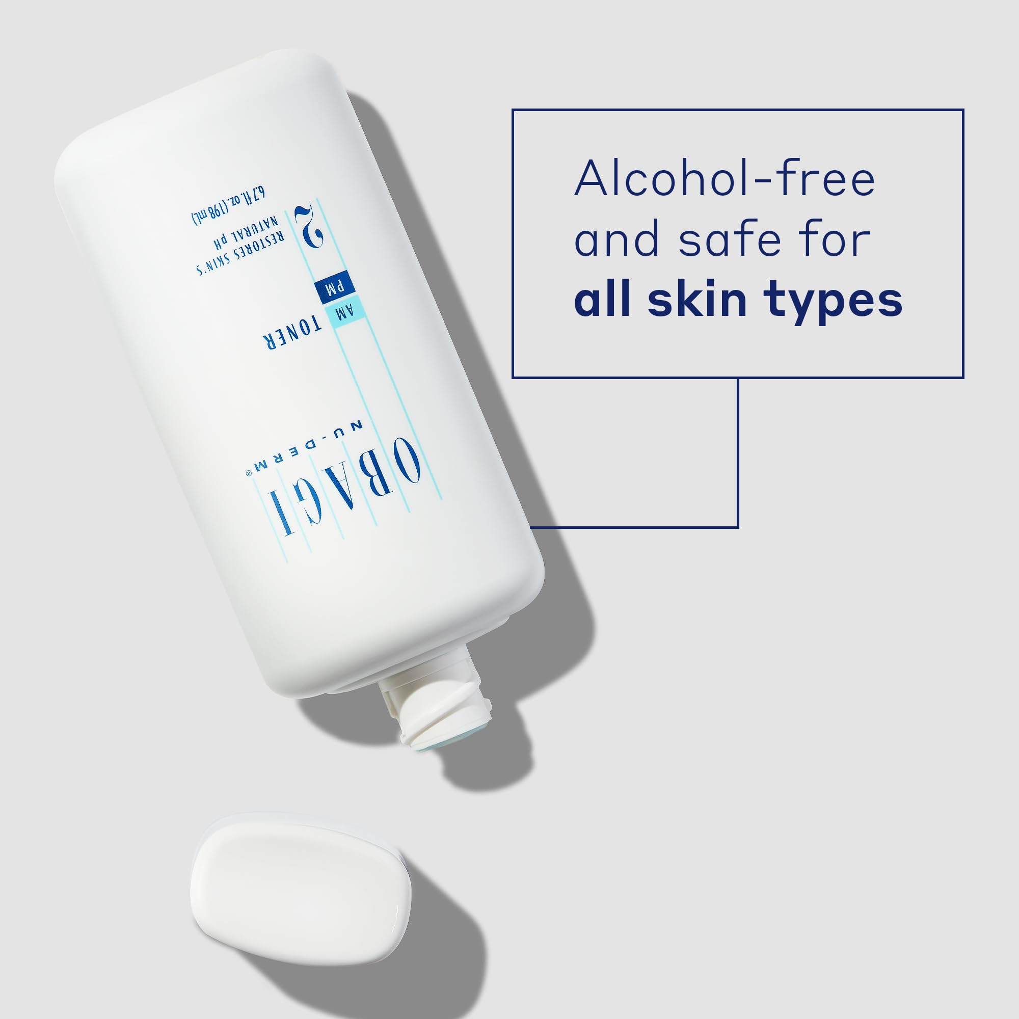 Obagi Nu-Derm Toner β Alcohol-Free, Balancing Nondrying Toner with Witch Hazel & Aloe Vera, Safe for Sensitive Skin β 6.7 oz