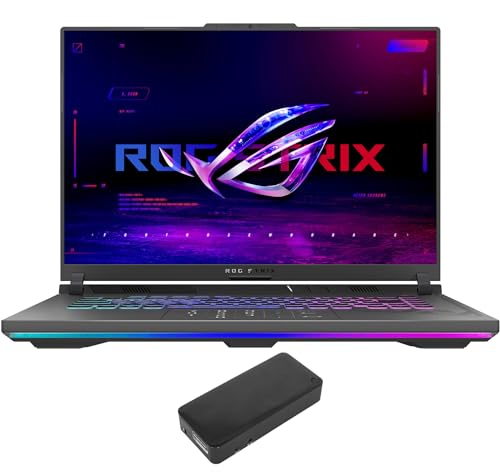 ASUS ROG Strix G16 Gaming & Entertainment Laptop (Intel i9-13980HX 24-Core, 64GB DDR5 4800MHz RAM, 2x1TB PCIe SSD RAID 1 (1TB), GeForce RTX 4060, 16.0" 240 Hz Win 11 Home) with USB-C Dock