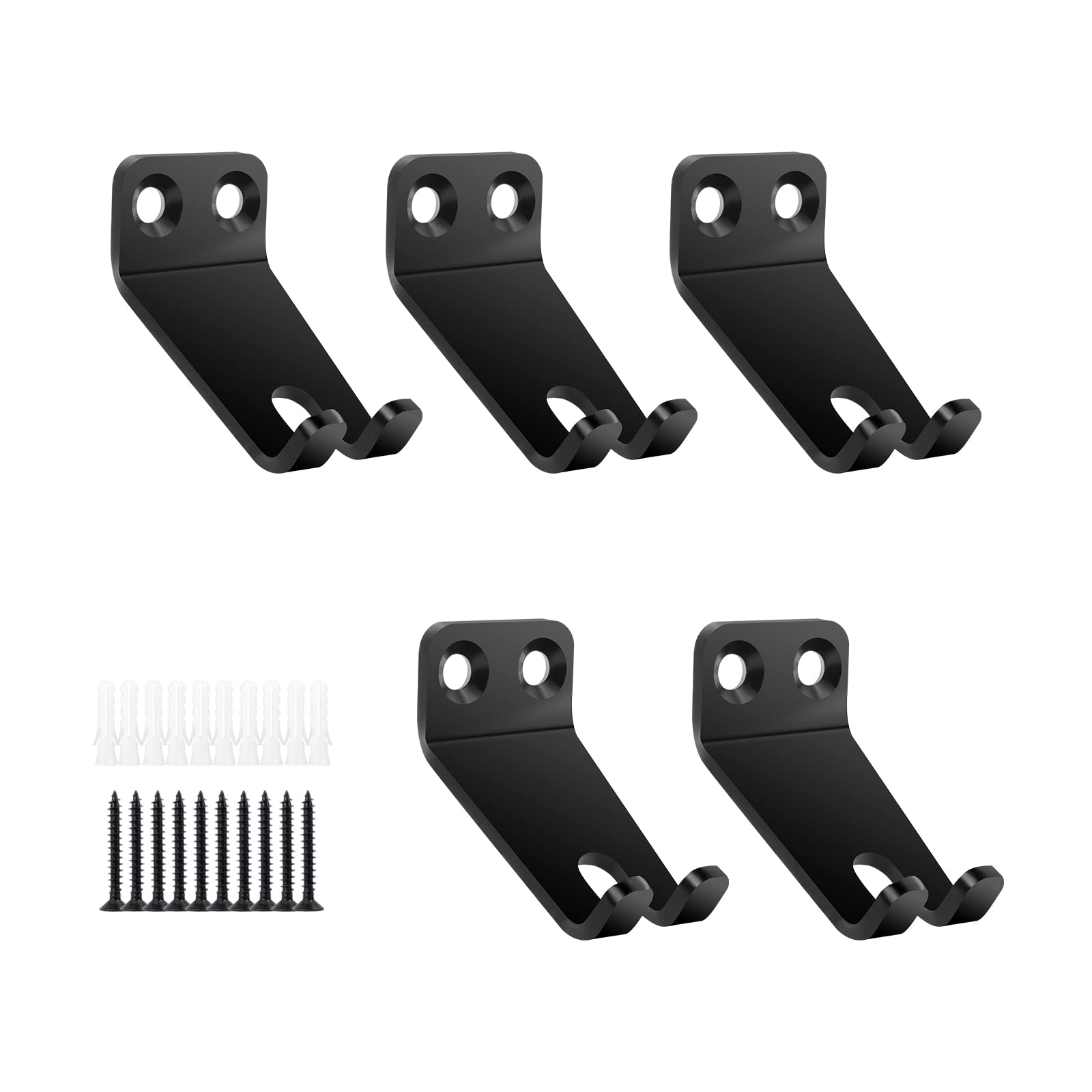 OMMUU 5PCS Wall Mounted with Special Fit for Tonal Accessory Shelf Clips Adapter Hooks Space Saving for Home Gym Garage T-Lock Exercise Equipment Organization Multipurpose Organizer Storage