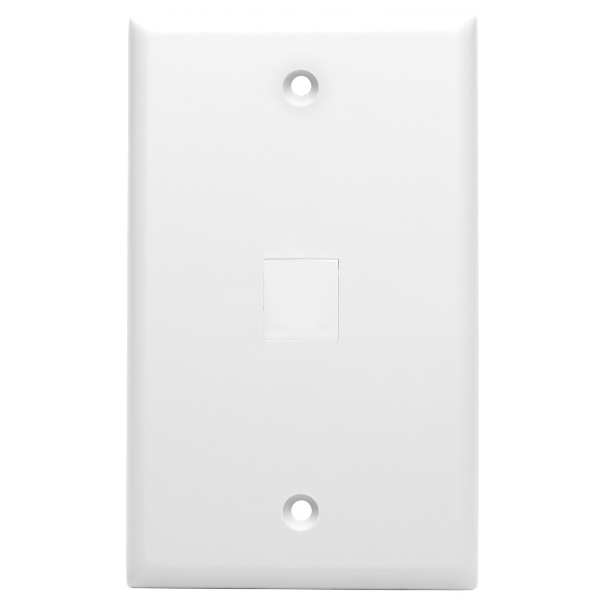 TRIPP LITE Snap in Blank Keystone Jack Insert, 10 Pack, White (N040-010-WH)