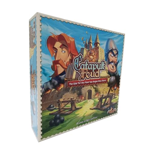 Vesuvius Media Catapult Kingdoms Board Game (KICKSTARTER Exclusive) Ready, aim, Launch The catapults — Knock Down All Your opponent's Troops to Win