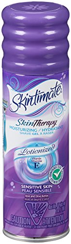Skintimate Skin Therapy Moisturizing Shave Gel for Women with Vitamin E, Aloe, and Olive Butter, 7 Ounce