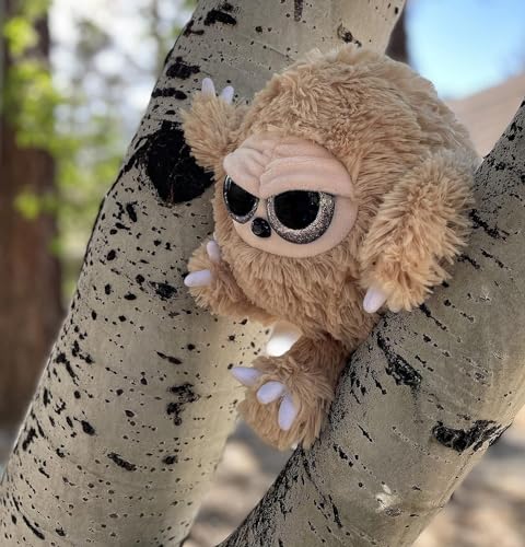Grumpy Baby Sloth - Adorable Super Soft Plush Stuffed Animal Toy Doll (Glitter Eyes) - Large 8 Inch - Unique Gift for Kids and Adults