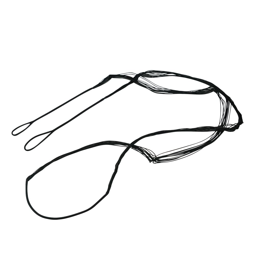 ArcheryMax Dacron Bow String Replacement Bowstring 12,14,16 Strands 48-66 Inchens for Traditional and Recurve Bow (14 Strands (draw weight 10 to 40 lbs), AMO 62''(actual 58.5''))