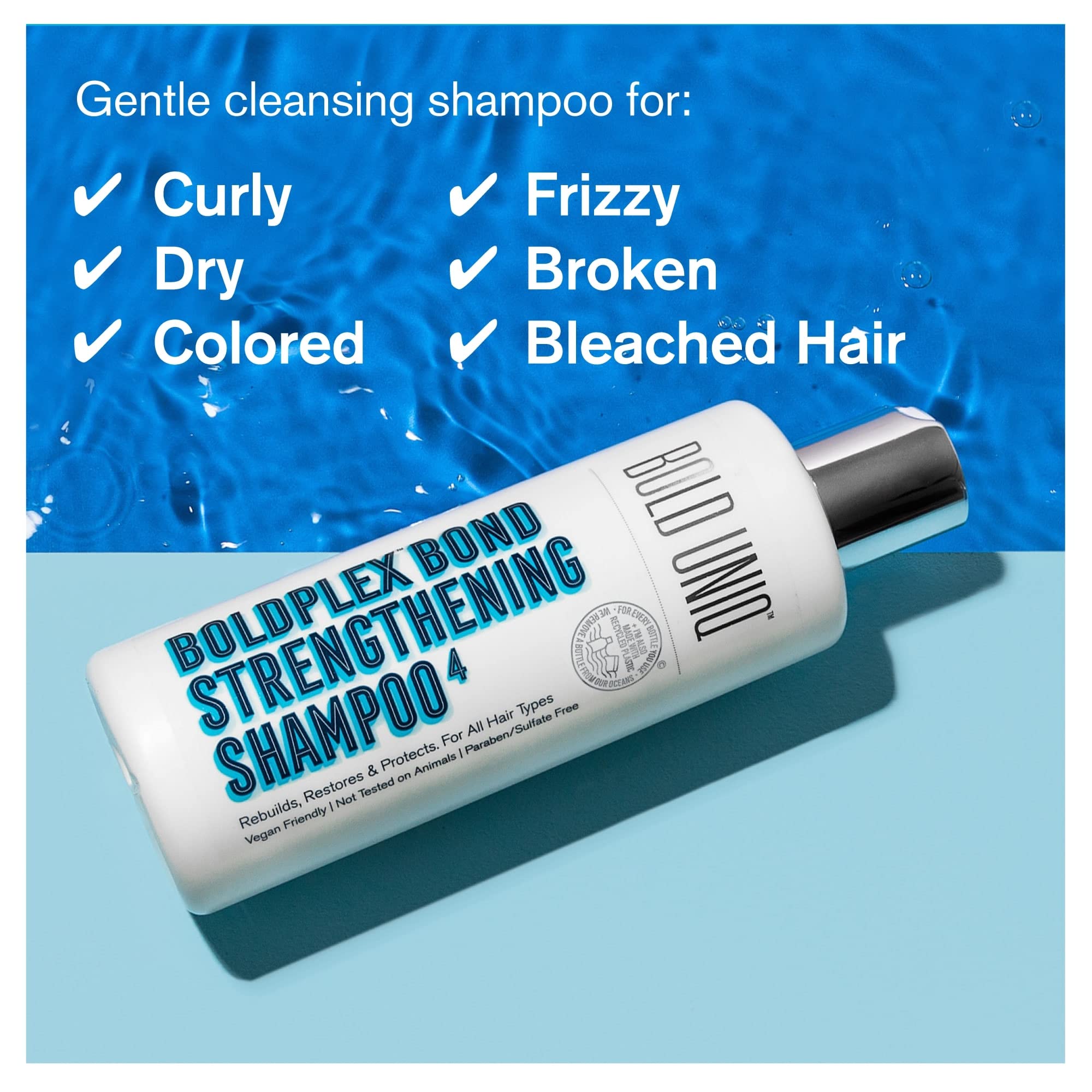 BoldPlex Complete Collection for Dry, Damaged Hair - Bundle Includes Bond Restore Treatment, Shampoo & Conditioner, Hair Serum, and Hair Oil - Repair, Condition, Hydrate, and Protect all Hair Types