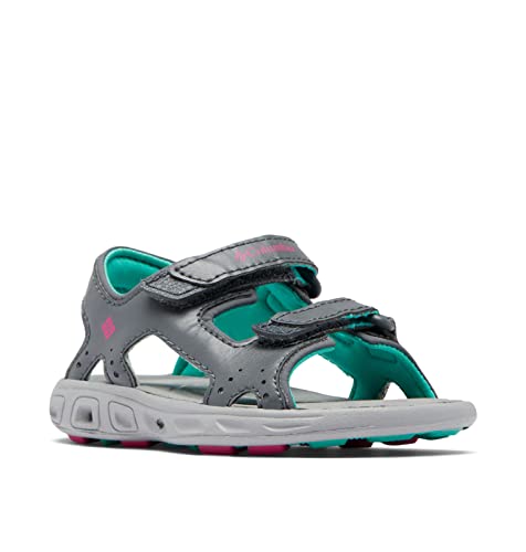 Columbia Youth Unisex Techsun Vent, Graphite/Haute Pink, 4