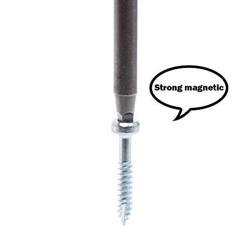 AUTOTOOLHOME 3 Pack No.2 Square Driver Bit Set 2/4/6-inch Length for Pocket Hole Jig Systems Woodworking Joinery Tool