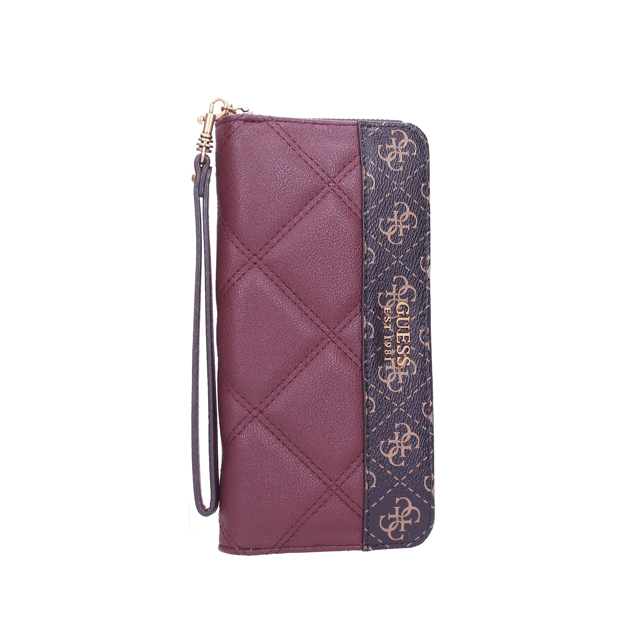 Guess Women's Wallets Burgundy Swqb7870460, Burgundy Multi, Onesize