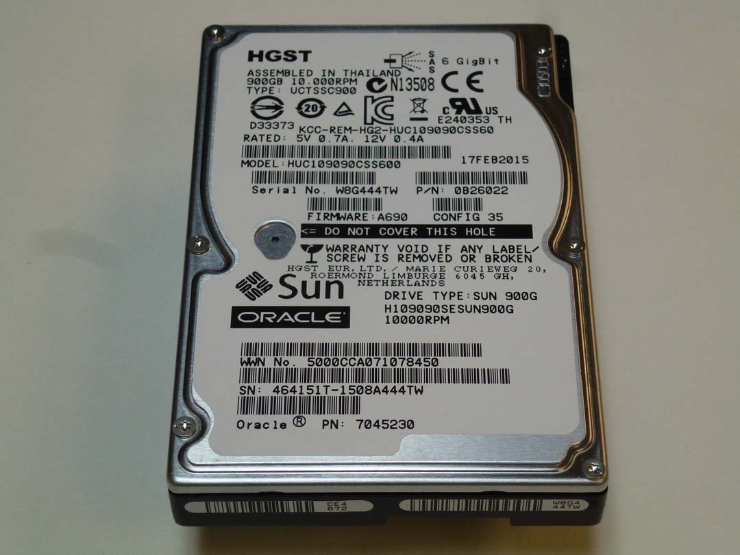 Sun 7045230 - Sun 900GB SAS 10K RPM 2.5