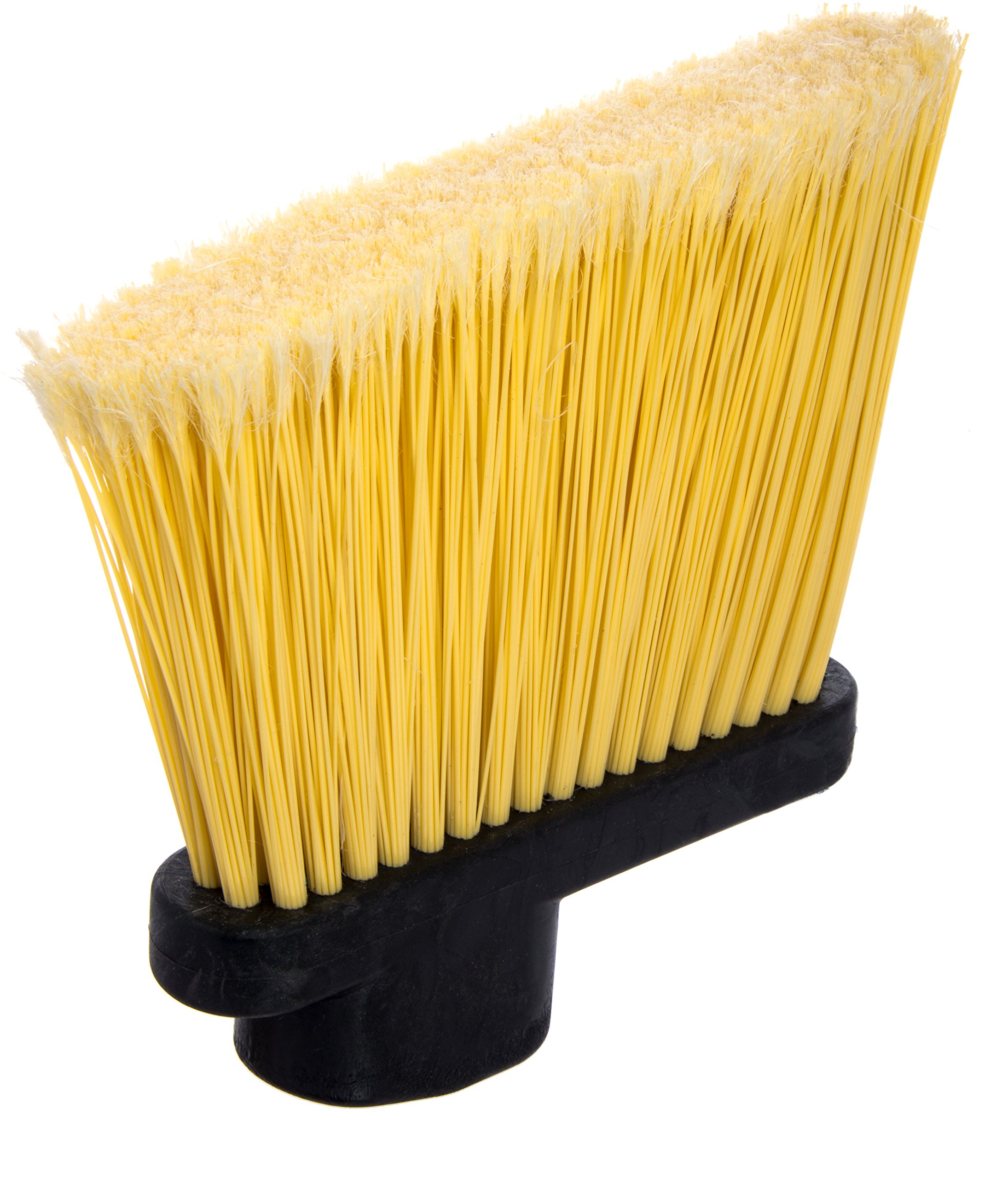 Carlisle FoodService Products 3686100 Duo-Sweep Metal Handle Flagged Lobby Angle Broom, 36" Length