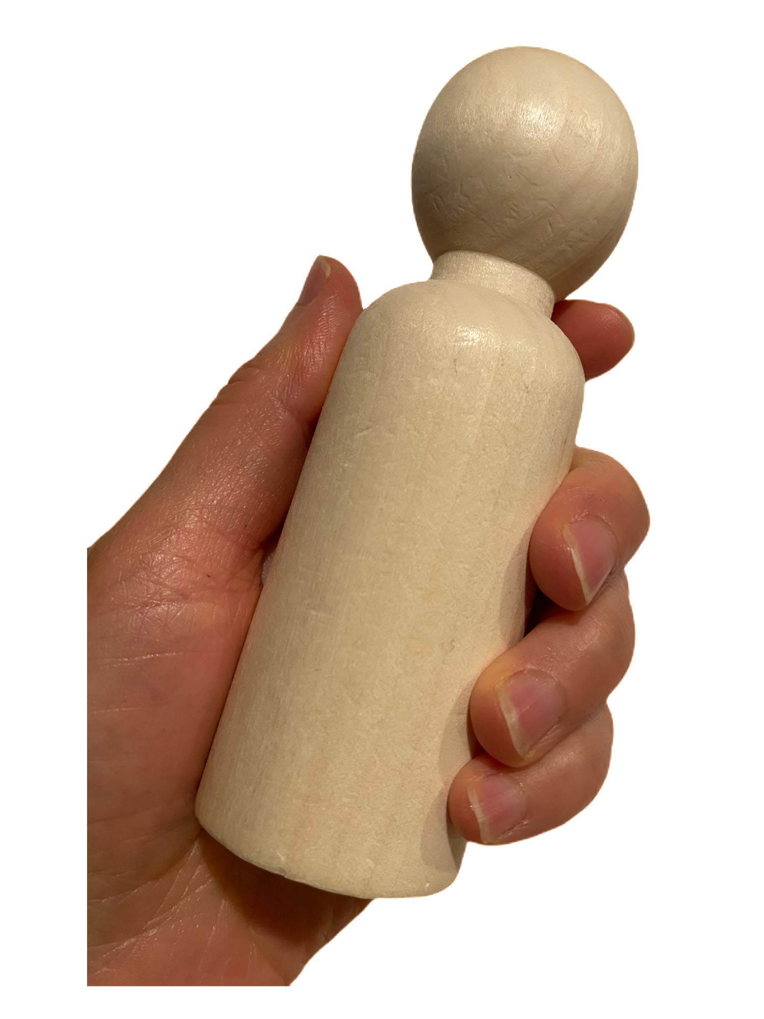 Ellipticus Valley Giant 4-1116 Wood peg Doll, 6 peg People Family, Perfect Size for Artist, Kids, Students Crafting, Gift
