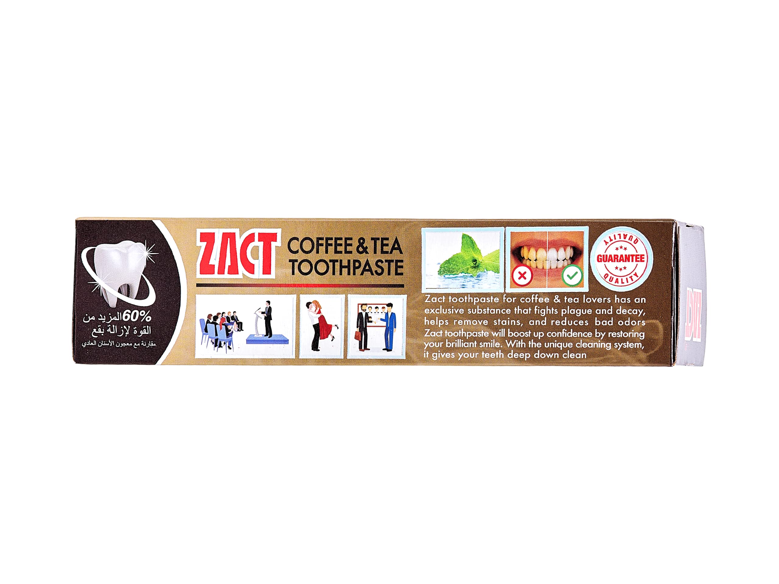 Lion Stain Fighter Toothpaste For Tea & Coffee Drinkers White Teeth by Zact Lion