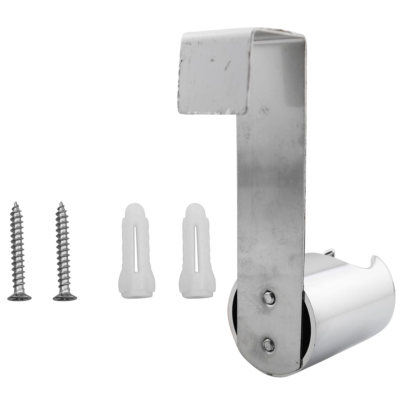 LQ Industrial 2pcs Shower Head Holder, 42x98mm Wall Mounted Toilet Bidet Spray Stand Sprinkler Head Bracket for Bathroom Storage Hooks