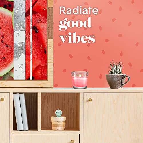Glade Candle Jar, Air Freshener, Stay Cool Watermelon, 3.4 oz
