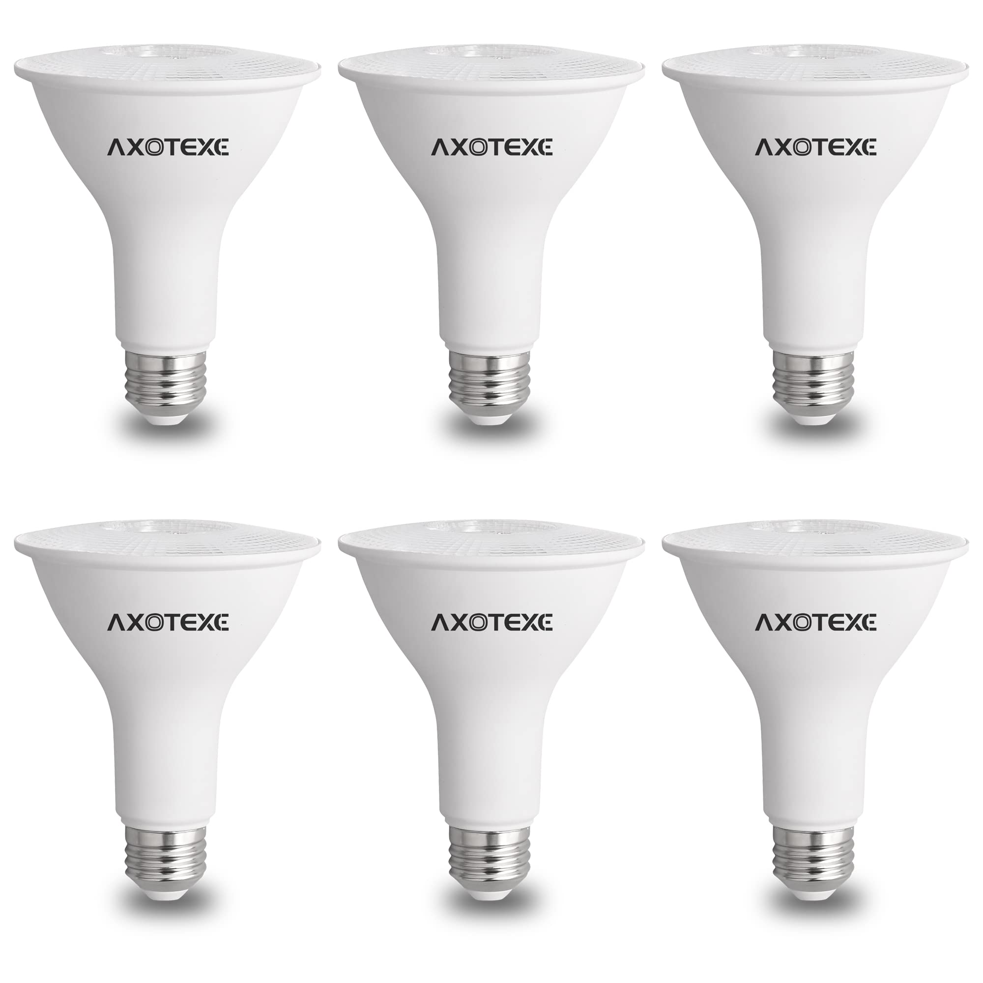 AXOTEXE T10 LED Edison Bulb 3000K Warm White 60W Halogen Bulb Replacement 8W 800LM E26 6-Pack