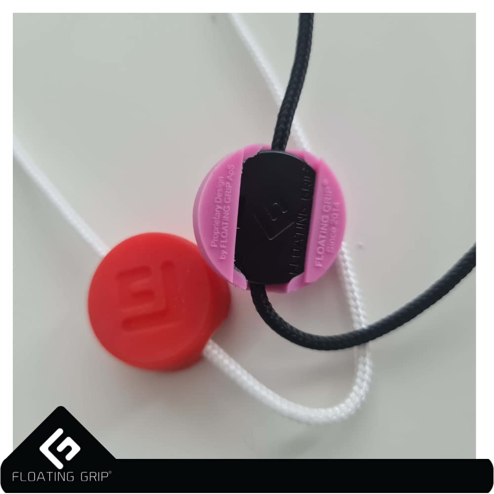 Wall Mount Covers Caps by FLOATING GRIP - Add a bright color to your FLOATING GRIP Wall Mount - Compatible with FLOATING GRIP Wall Mounts (Red)