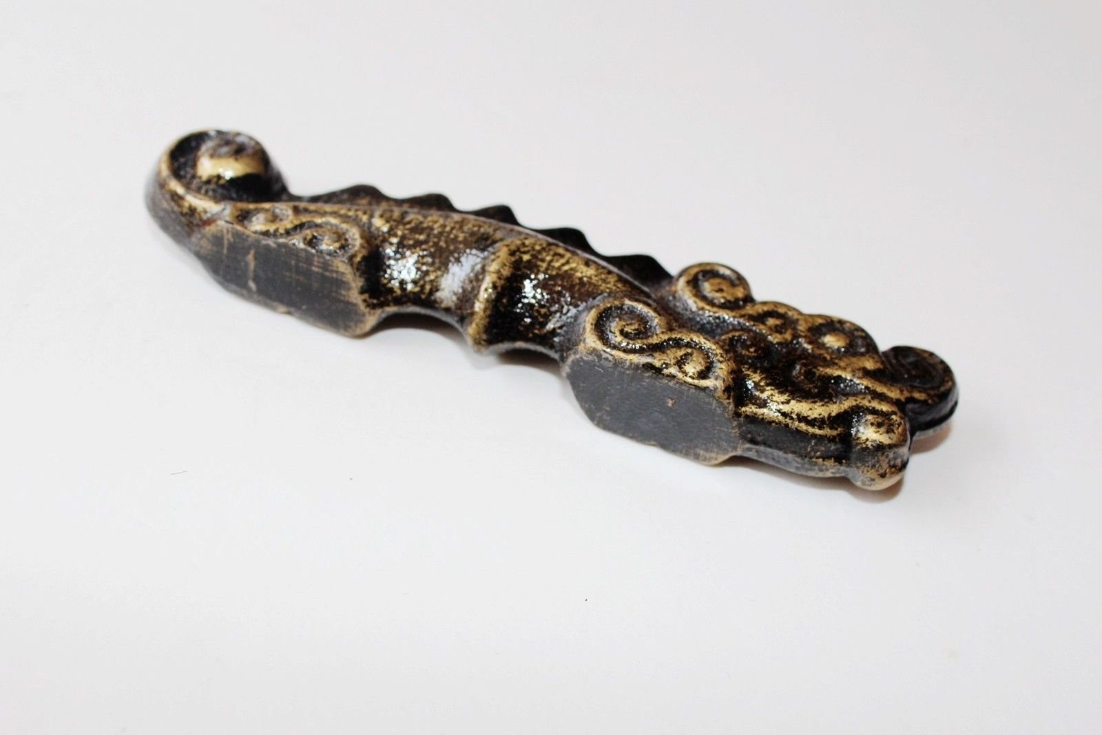 Cast Iron Dragon Shape Brush Rest Calligraphy Painting Sumi-e Tool